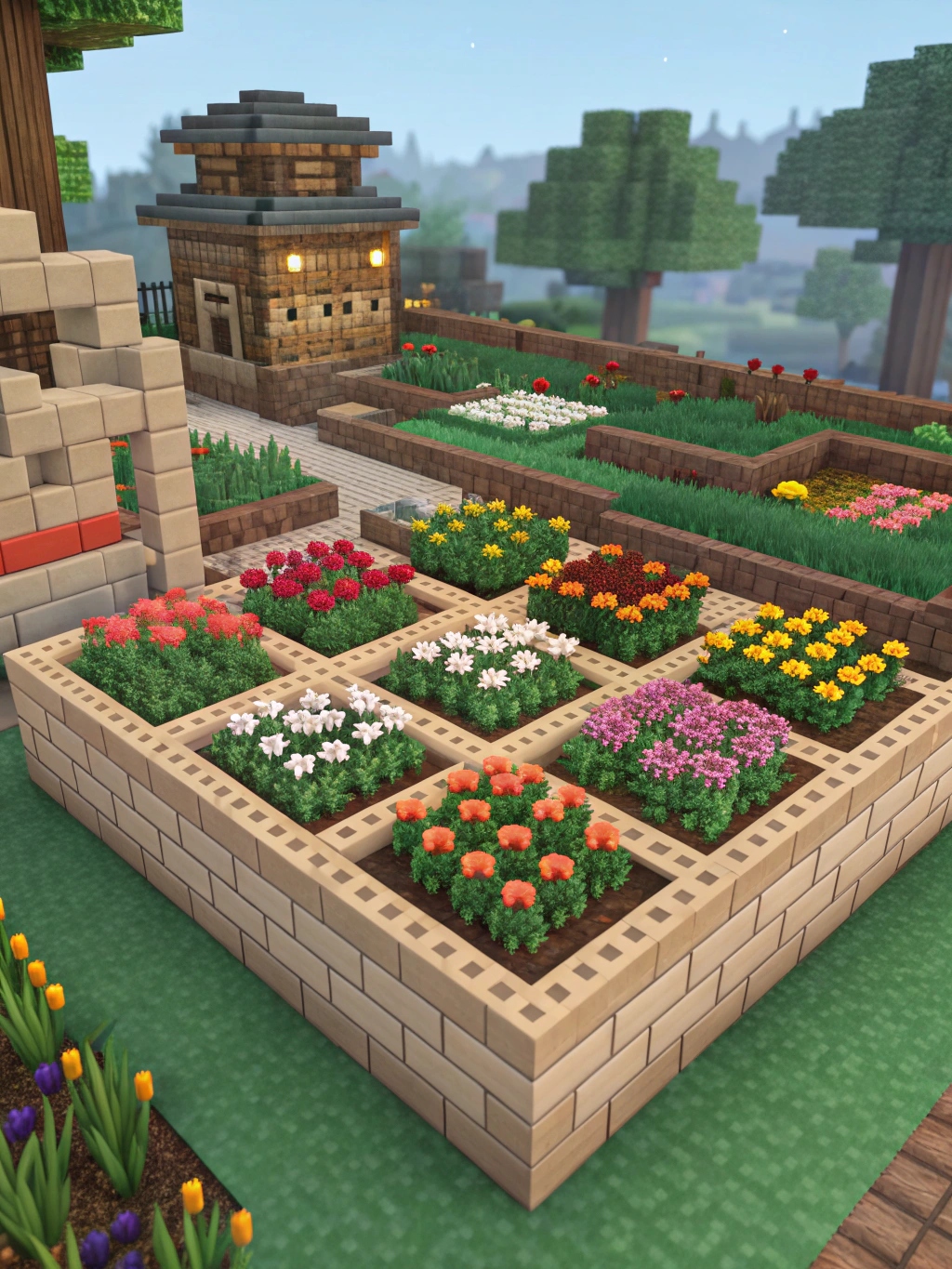 11 Minecraft Garden Designs: Beautiful & Lush Creations