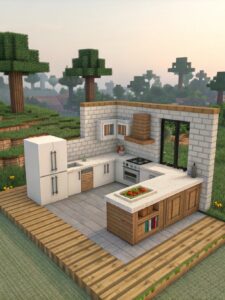 15 Minecraft Kitchen Ideas : Stylish and Functional Designs