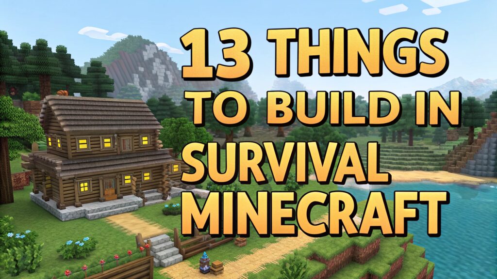 13 Things to Build in Survival Minecraft 2026
