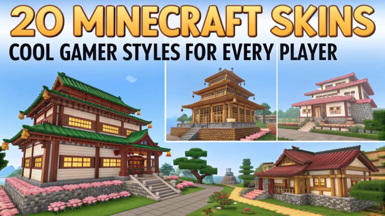 20 Minecraft Skins: Cool Gamer Styles for Every Player