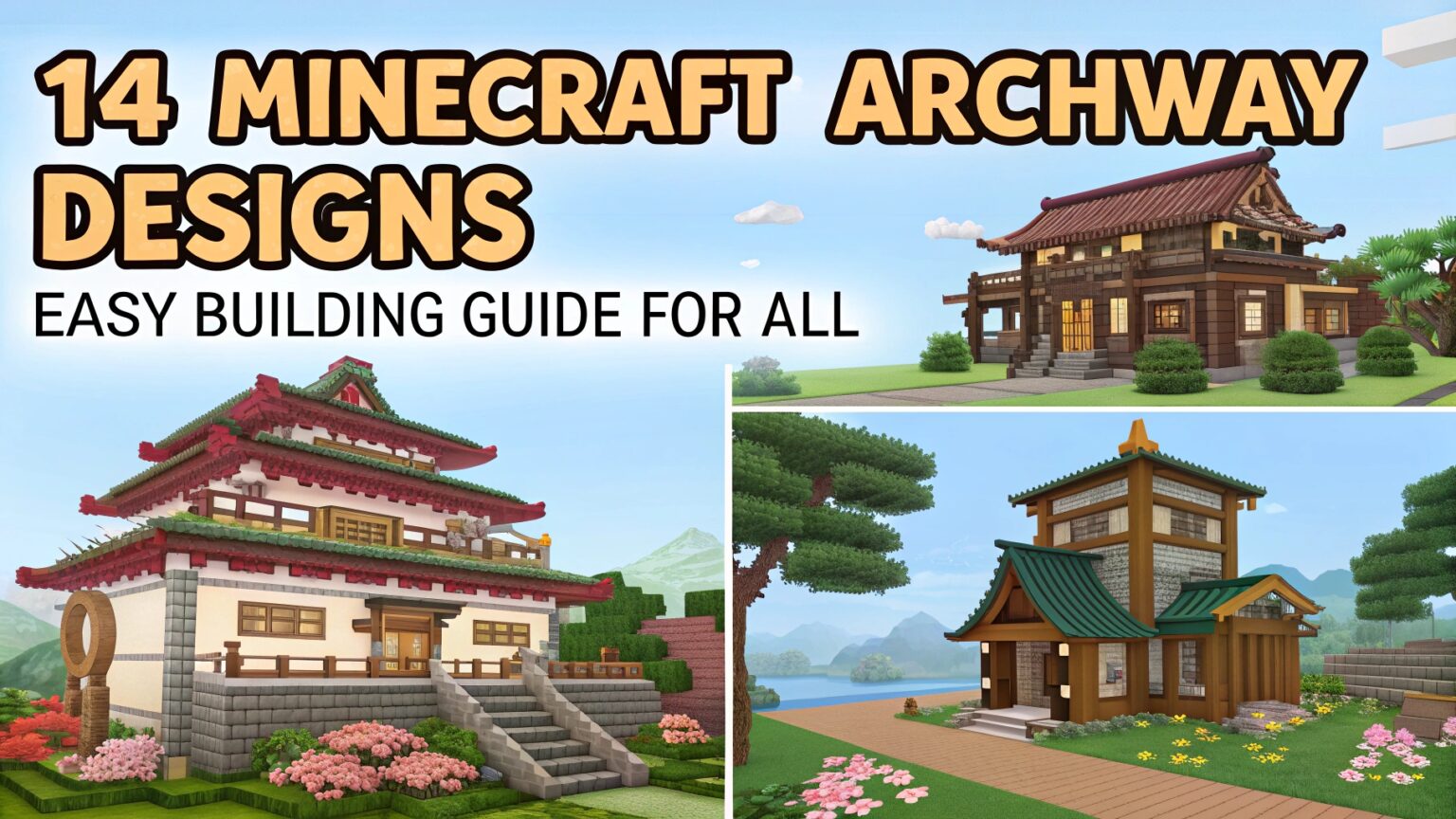 14 Minecraft Archway Designs: Easy Build Guide