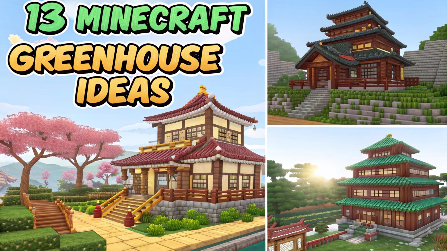 13 Minecraft Greenhouse Ideas: Grow Your Crops