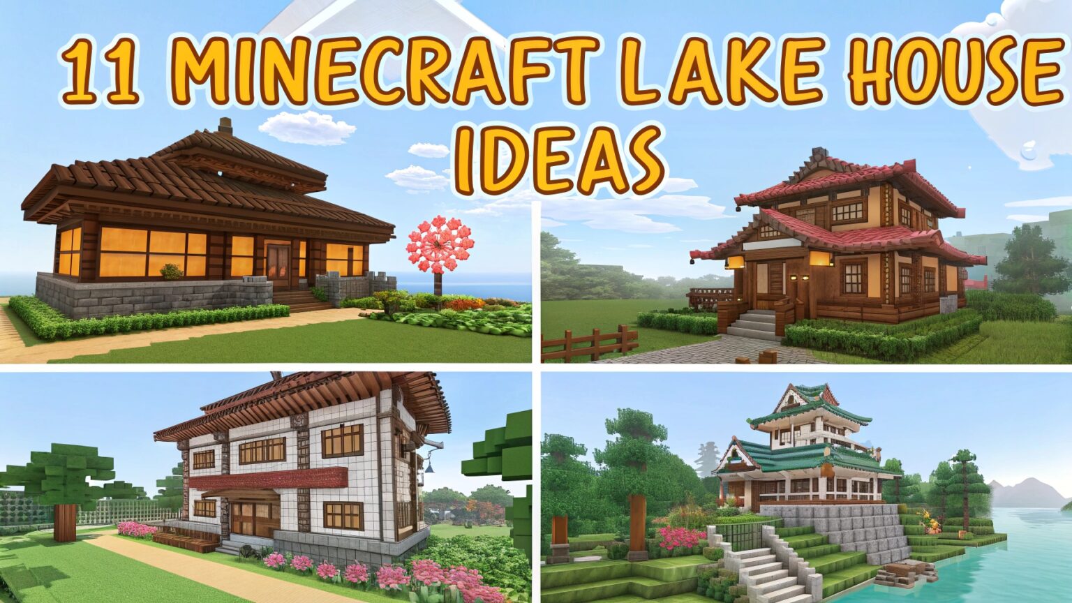 11 Minecraft Lake House Ideas: Lakeside Living