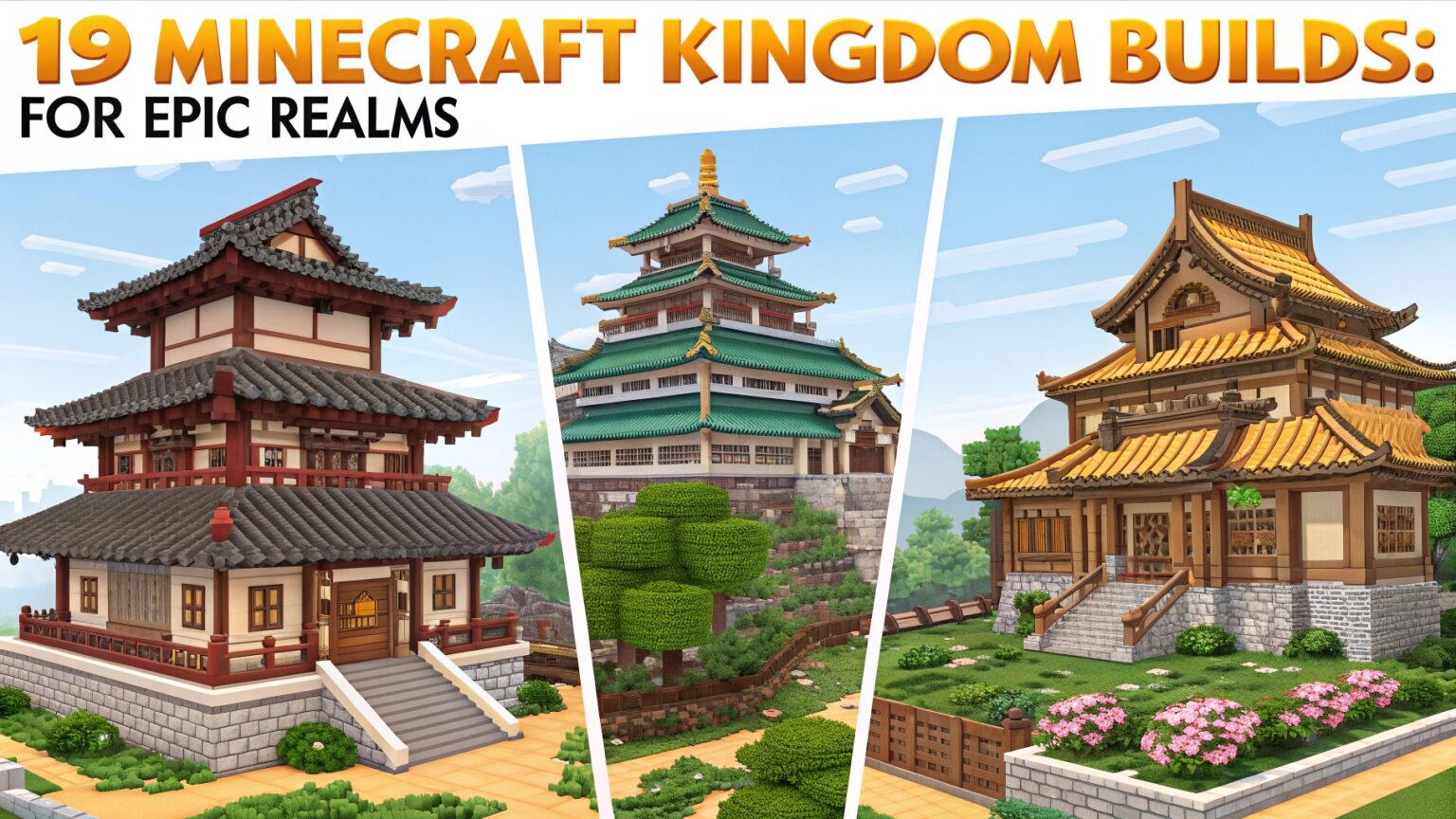 19 Minecraft Kingdom Builds: For Epic Realms