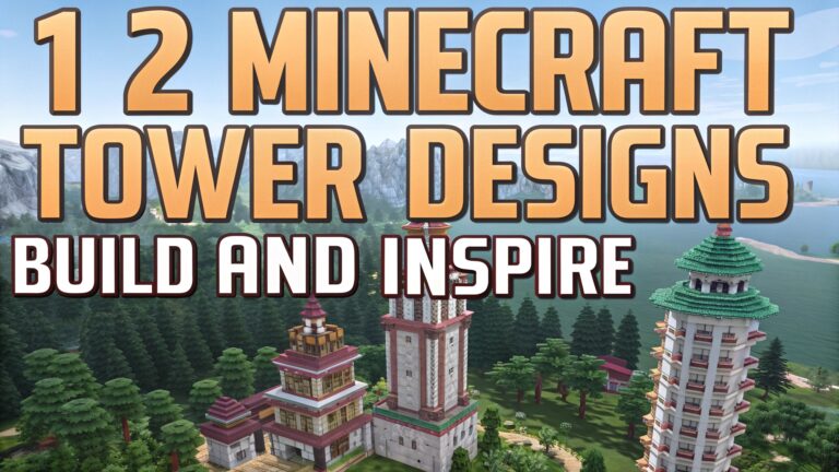 12 Minecraft Tower Designs : Build and Inspire You