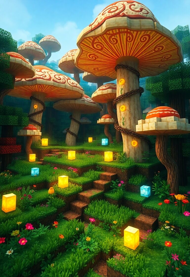 11 Minecraft Garden Designs: Beautiful & Lush Creations
