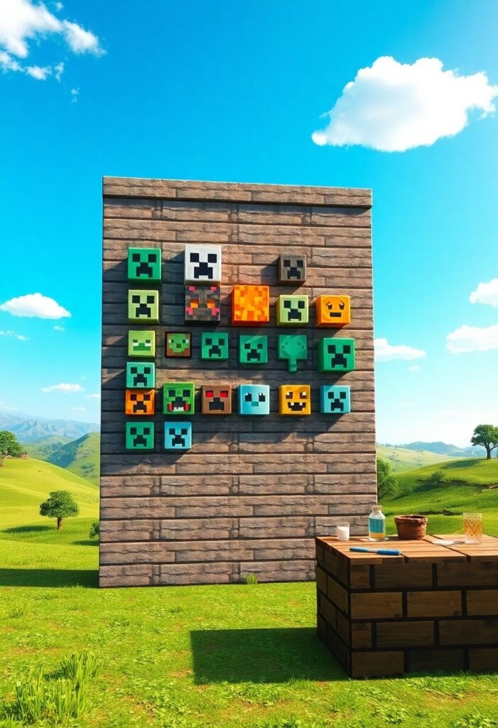 17 Minecraft Wallpaper Ideas : Decorate Your Home in Style