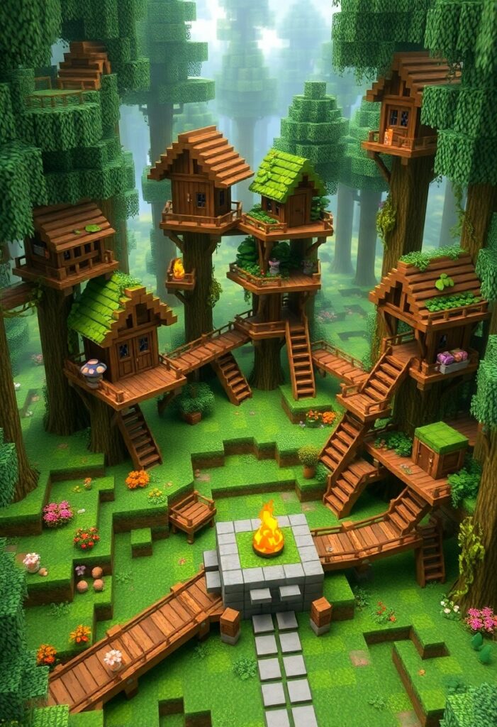 11 Best Minecraft Town Ideas: Best Buildings & Design Tips