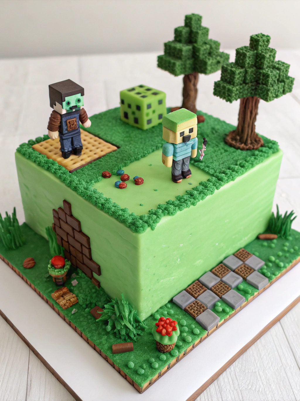 18 Minecraft Cake Designs: Sweet & Creative Blocky Treats