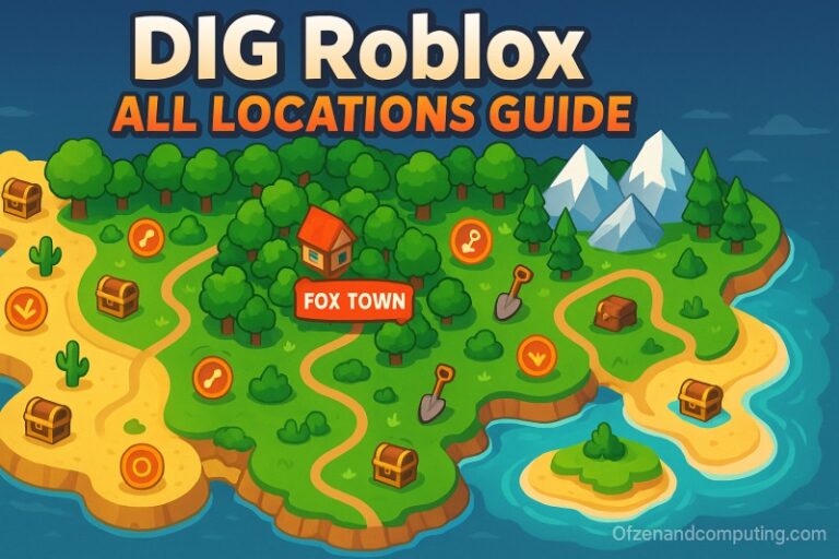 All Major Locations in DIG Roblox (November 2025) 25+ Map Guide