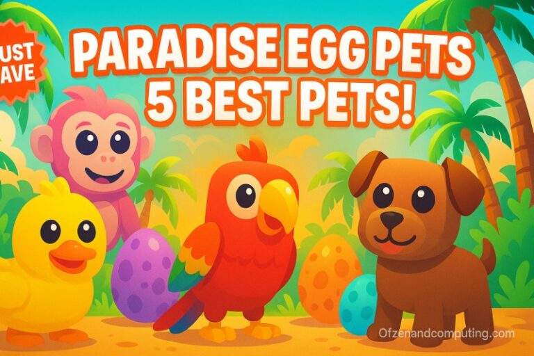 All Paradise Egg Pets in Roblox Grow a Garden (March 2026)