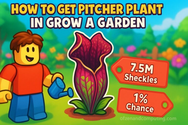 How to Get Pitcher Plant in Grow a Garden (December 2025 Guide)