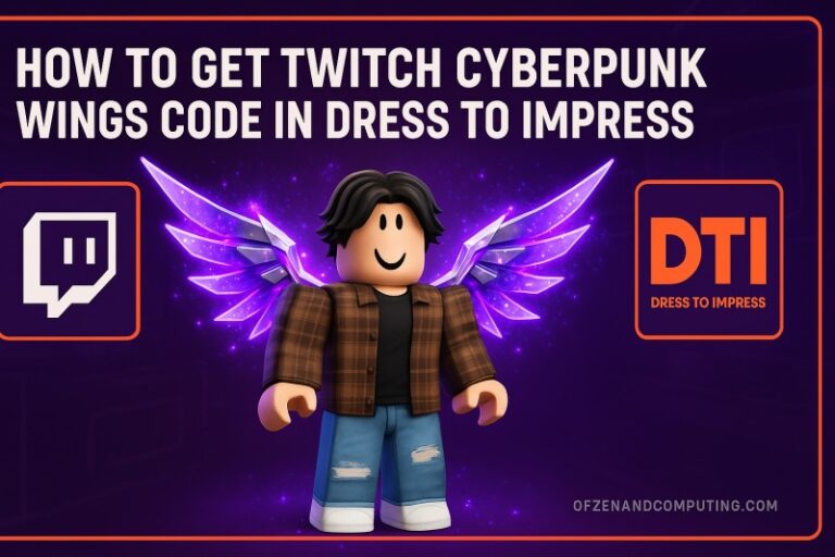 How to Get Twitch Cyberpunk Wings Code in Dress to Impress (December 2025)