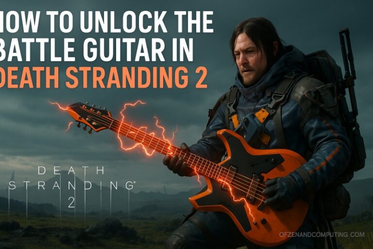 How to Unlock the Battle Guitar in Death Stranding 2 (March 2026 Guide)