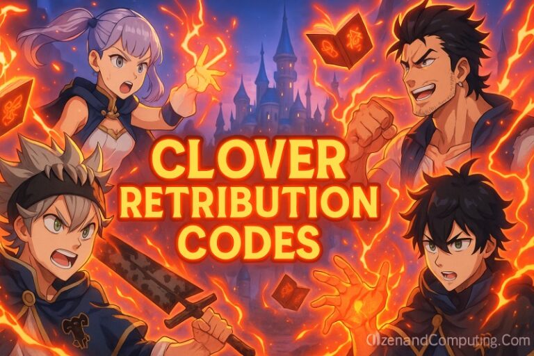 Roblox Clover Retribution Codes (December 2025) 155+ NEW Codes
