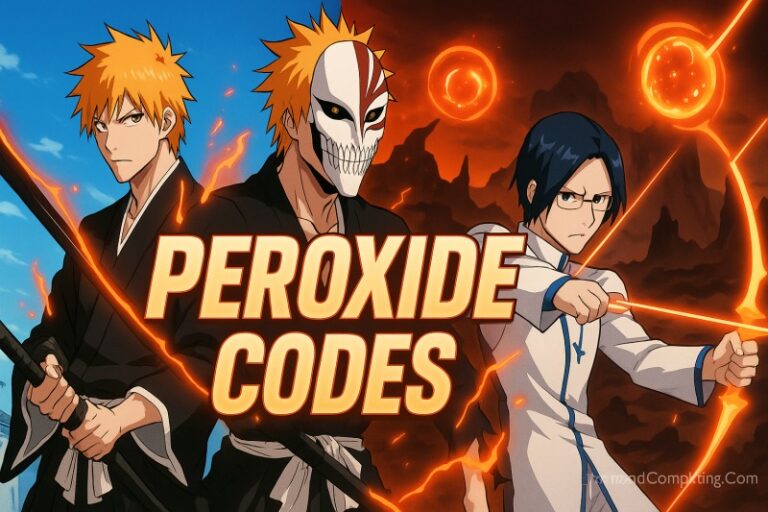 Roblox Peroxide Codes (December 2025) 30+ NEWEST Active Codes