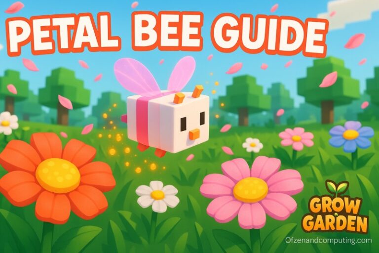 What Does the Petal Bee Do in Grow a Garden (March 2026 Guide)