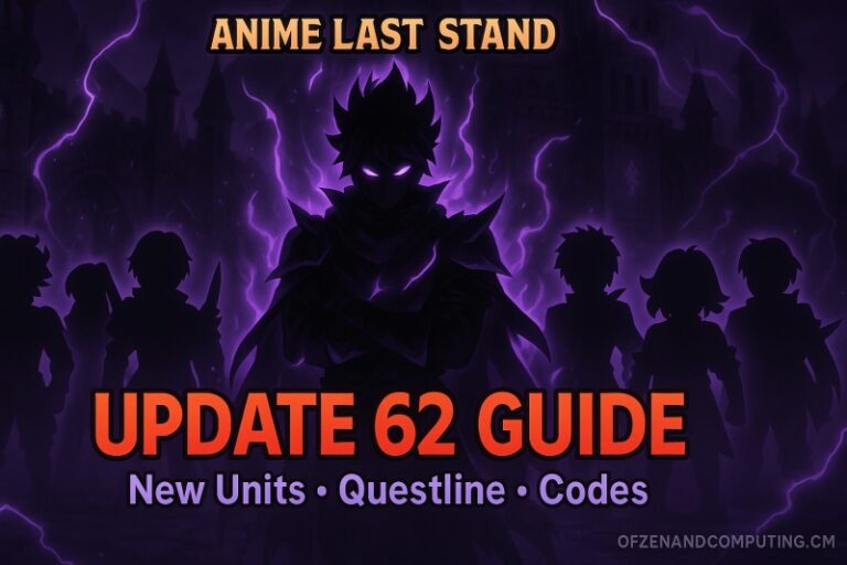 Anime Last Stand (ALS) Update 62 Guide (March 2026) New Units