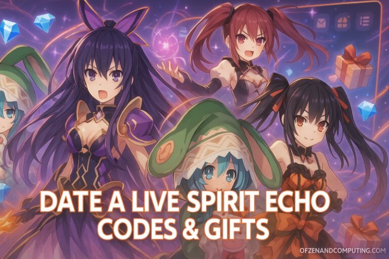 Date A Live Spirit Echo Codes (December 2025) 90 NEW Active Codes