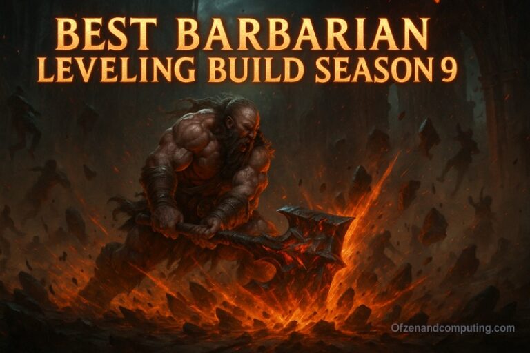 Diablo 4 Season 9: Best Barbarian Leveling Build (November 2025)