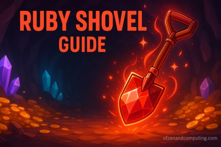 Dig Ruby Shovel Guide (December 2025) Complete Stats & Location