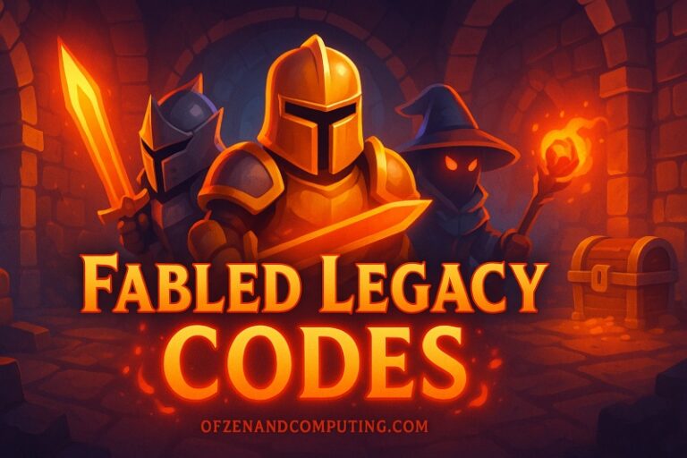 Fabled Legacy Codes (October 2025) 21 NEW Active Codes