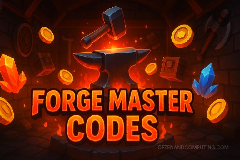 Forge Master Codes (October 2025) 17 NEW Active Codes