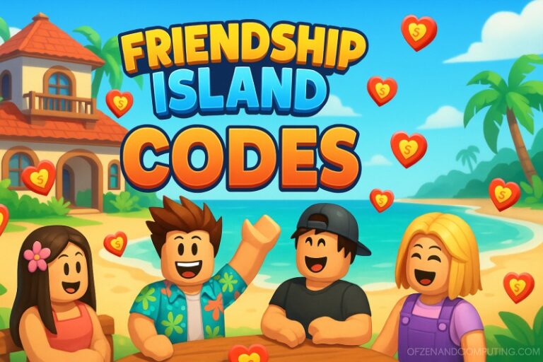 Friendship Island Codes (December 2025) 28 NEW Active Codes