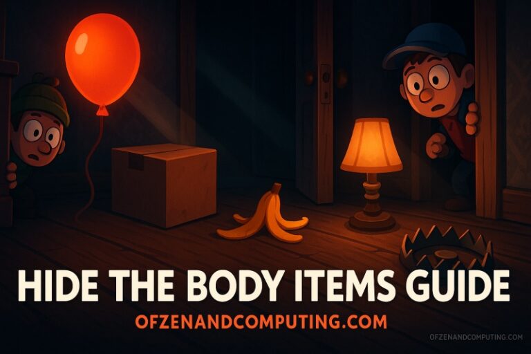Hide The Body Items Guide (March 2026) All 6 Tools & Best Uses