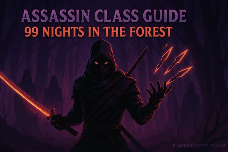 How to Get Assassin Class 99 Nights in the Forest (November 2025)