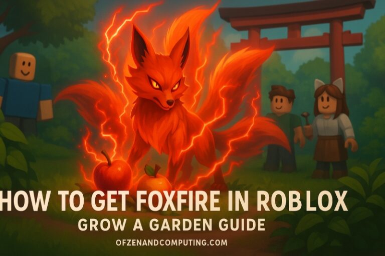 How to Get Foxfire in Roblox Grow a Garden (December 2025)