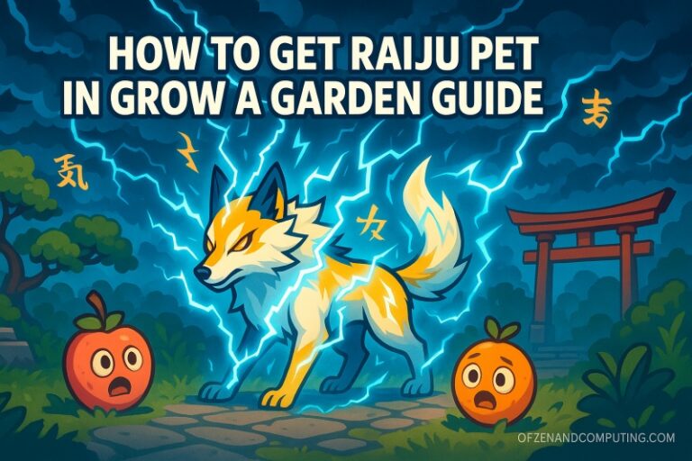 How to Get Raiju Pet in Grow a Garden (December 2025) Beast Powers