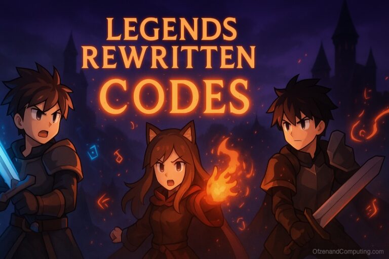 Legends ReWritten Codes (October 2025) 48+ NEW Active Codes