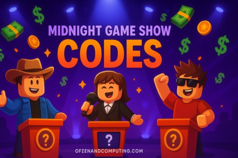 Midnight Game Show Codes (December 2025) 7 NEW Active Codes