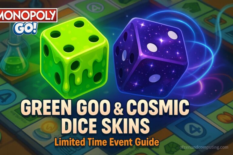 Monopoly GO: How to Get Green Goo & Cosmic Dice Skins (January 2025)