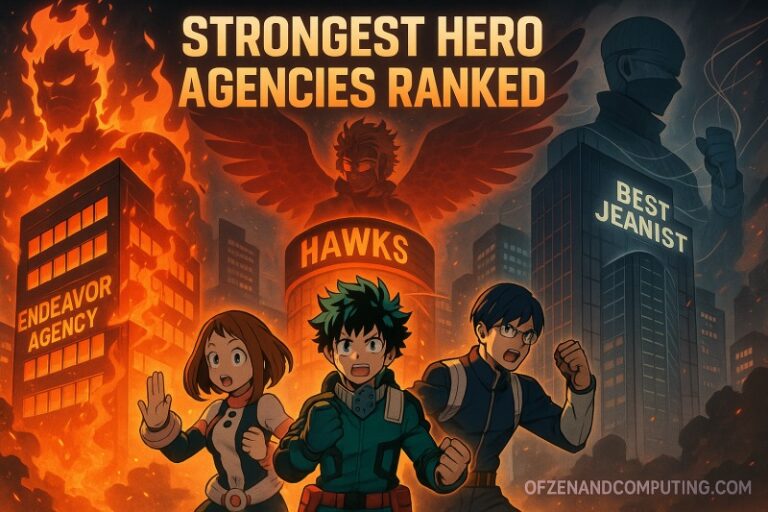My Hero Academia: 7 Strongest Hero Agencies Ranked (March 2026)