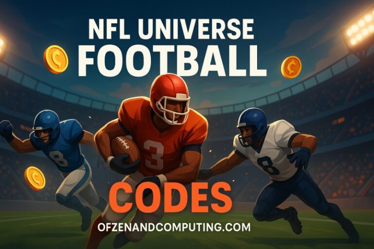 NFL Universe Football Codes (December 2025) 145+ NEW Active Codes