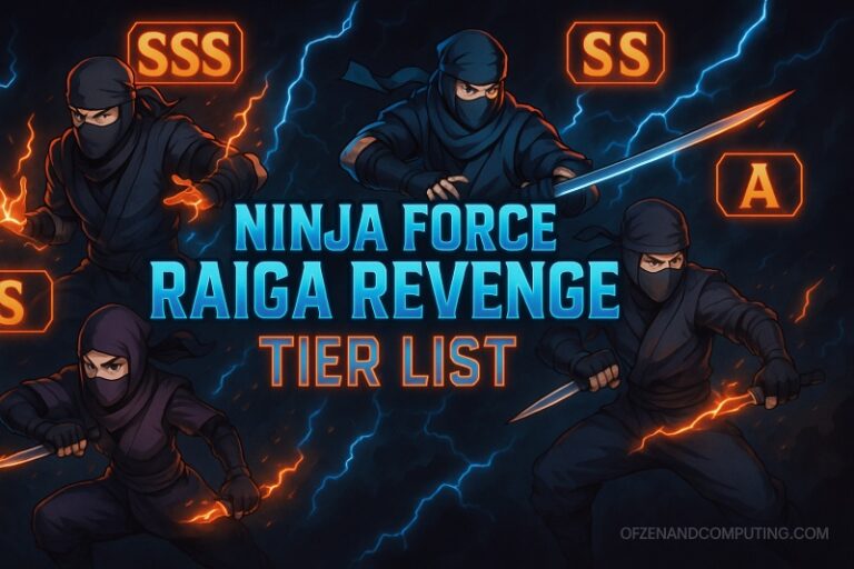 Ninja Force Raiga Revenge Tier List (August 2025) Units Ranked
