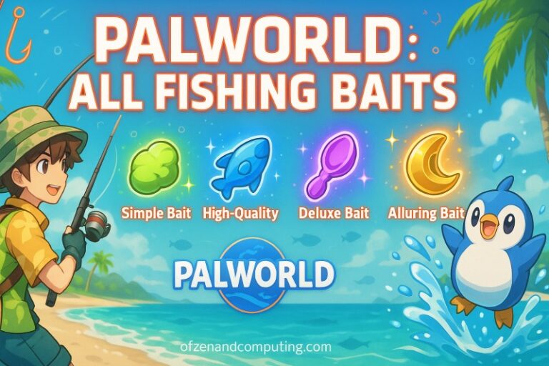 Palworld Fishing Bait Guide: How to Make Them? (September 2025)