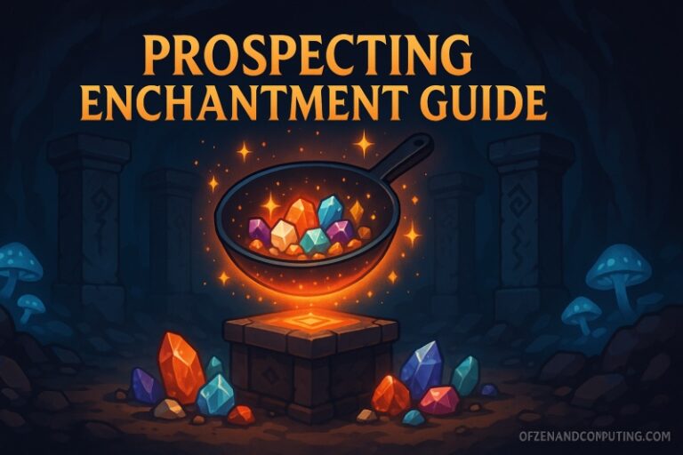 Prospecting Enchantment Guide (March 2026) Enchant Pans