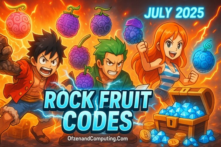Roblox Rock Fruit Codes (December 2025) 25 NEW Active Codes