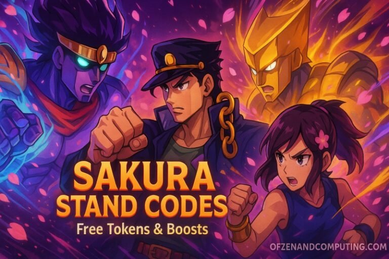 Sakura Stand Codes (March 2026) 20 NEW Active Codes