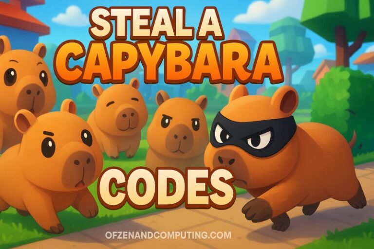 Steal a Capybara Codes (July 2025) 33 NEW Active Codes Steal a Capybara Codes (July 2025) 33 NEW Active Codes
