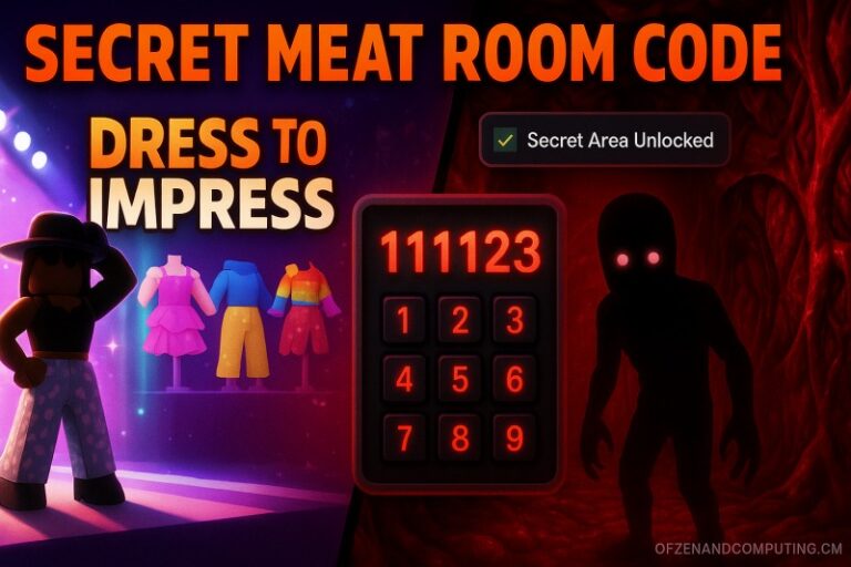 What is the Secret Meat Room Code in Dress to Impress? (October 2025 Guide)