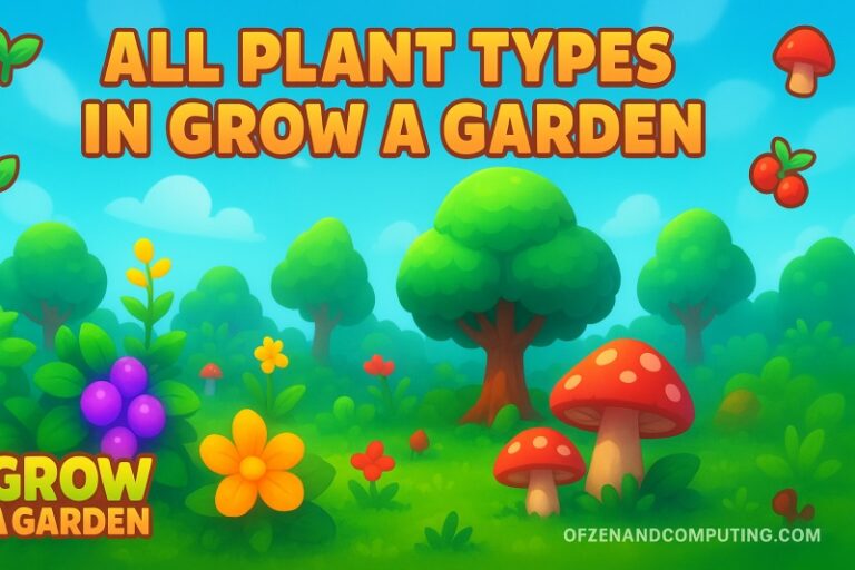 All Plant Types in Grow a Garden Roblox (March 2026 List)
