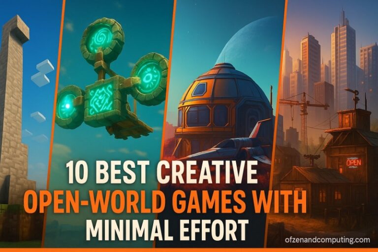 10 Best Creative Open-World Games With Minimal Effort 2026