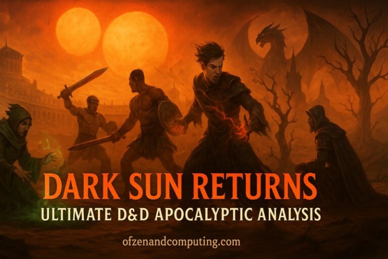 Dark Sun Returns: Ultimate D&D Apocalyptic Subclasses 2025