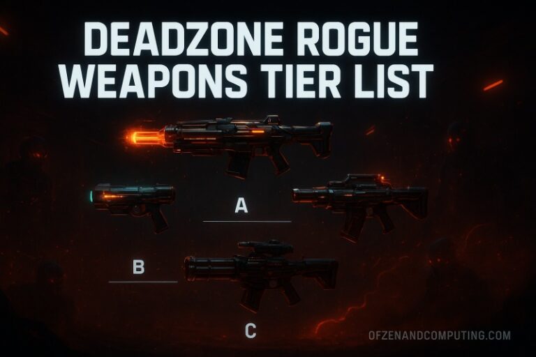Deadzone Rogue Weapons Tier List (March 2026) 30+ Guns Ranked