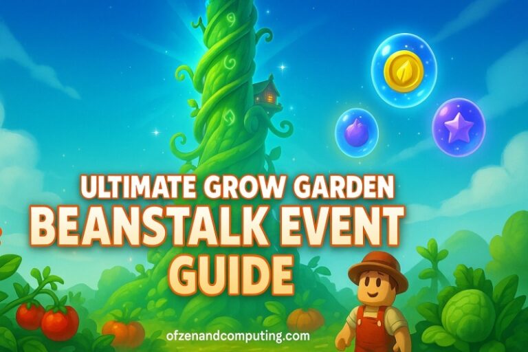 Ultimate Grow Garden Beanstalk Event Guide October 2025