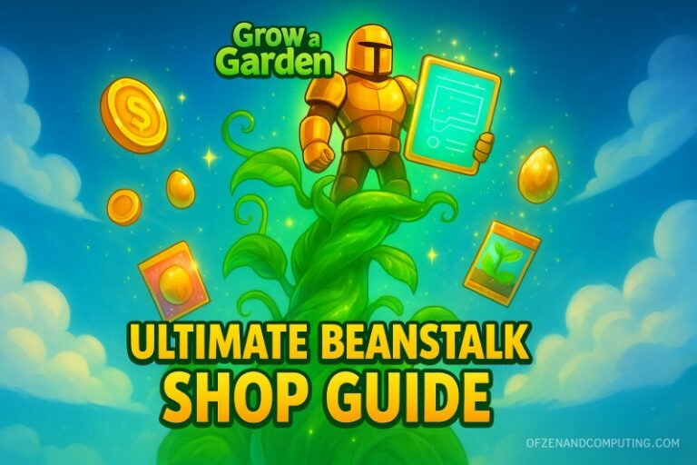 Grow a Garden Beanstalk Shop Guide (December 2025) Goliath's Items